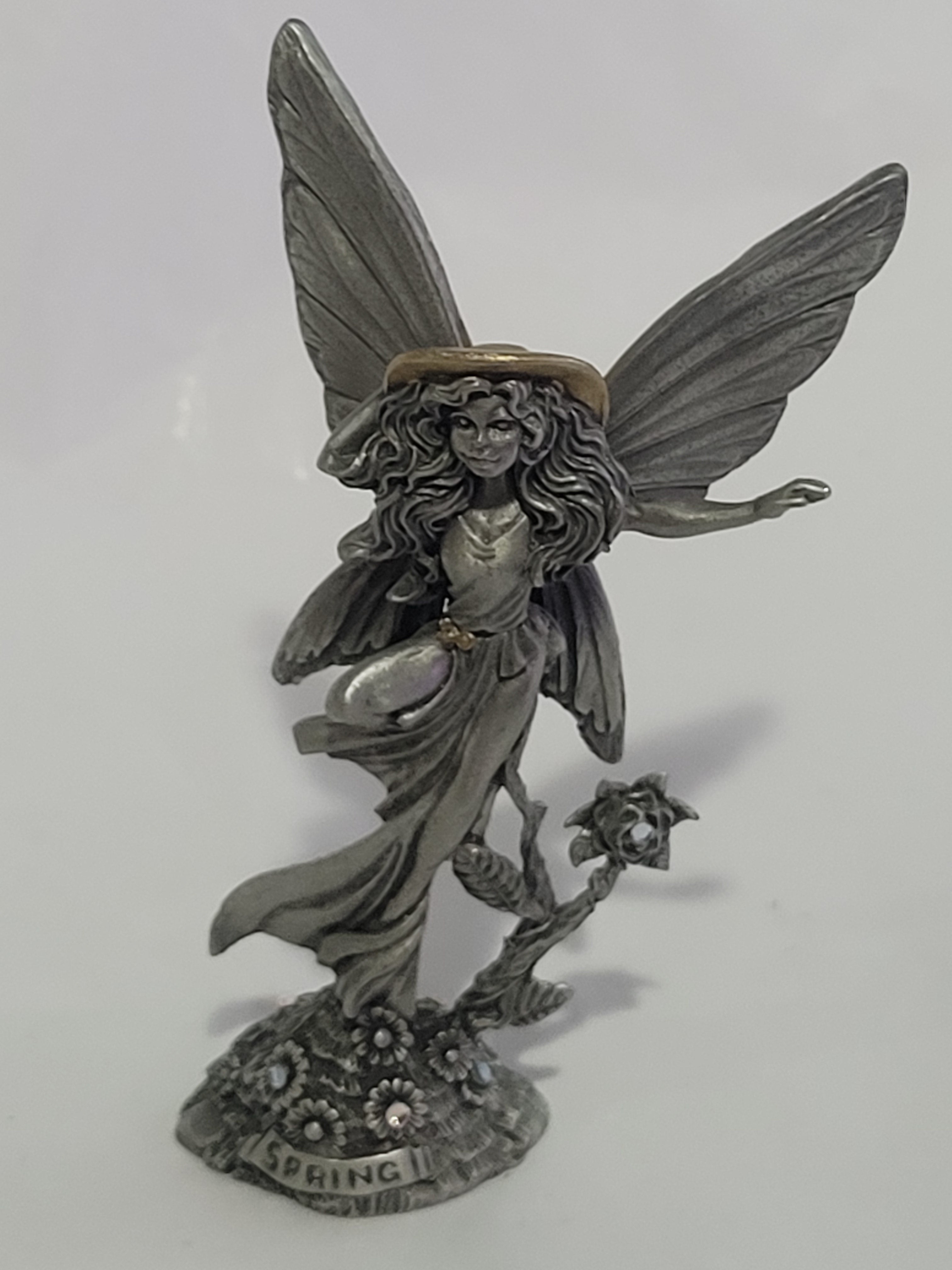 Spring Fairy by Rawcliffe, Pewter Figurine – FairyPuzzled