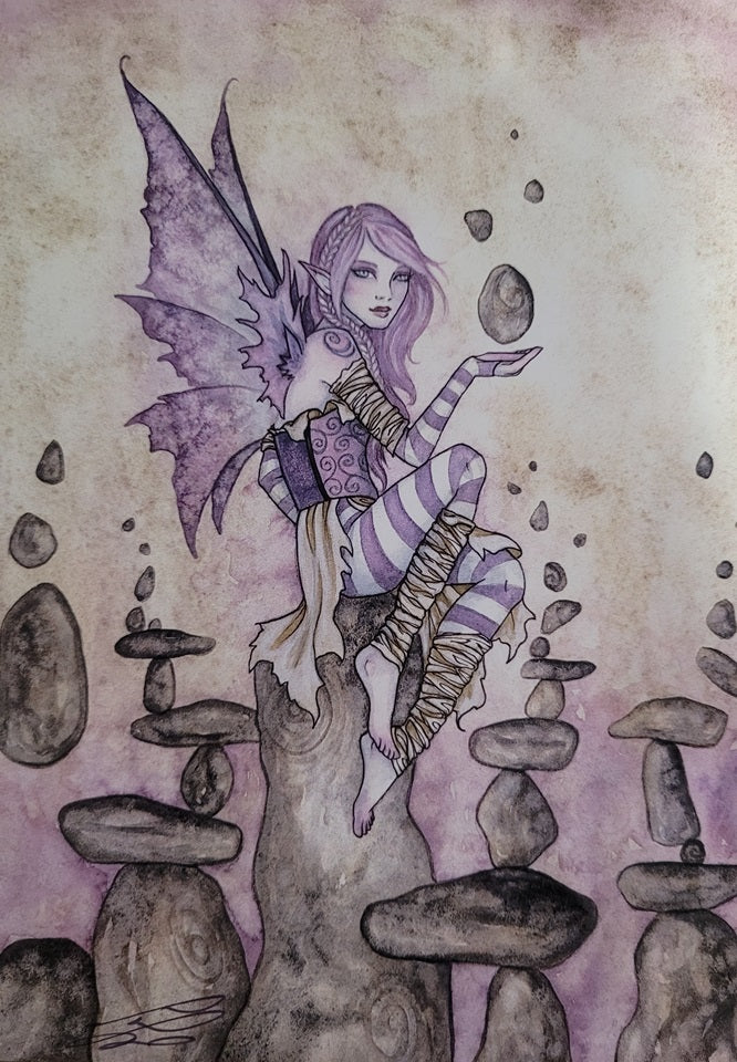 Stone Charmer by Amy Brown, Print – FairyPuzzled