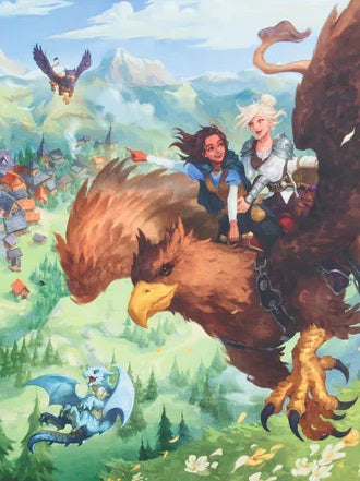 Tea You in the Skies Keepsake Puzzle | Tomes & Tea Art by Eilene Huang ...