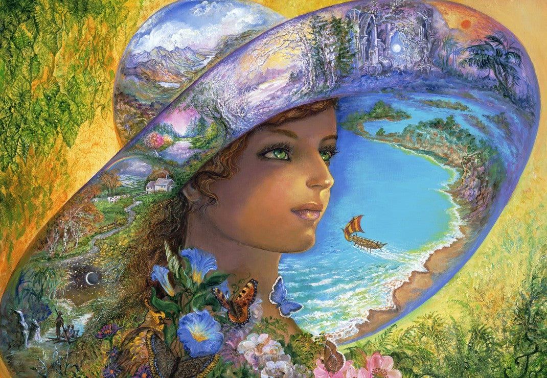 Hat of Timeless Places by Josephine Wall, 1000 Piece Puzzle – FairyPuzzled