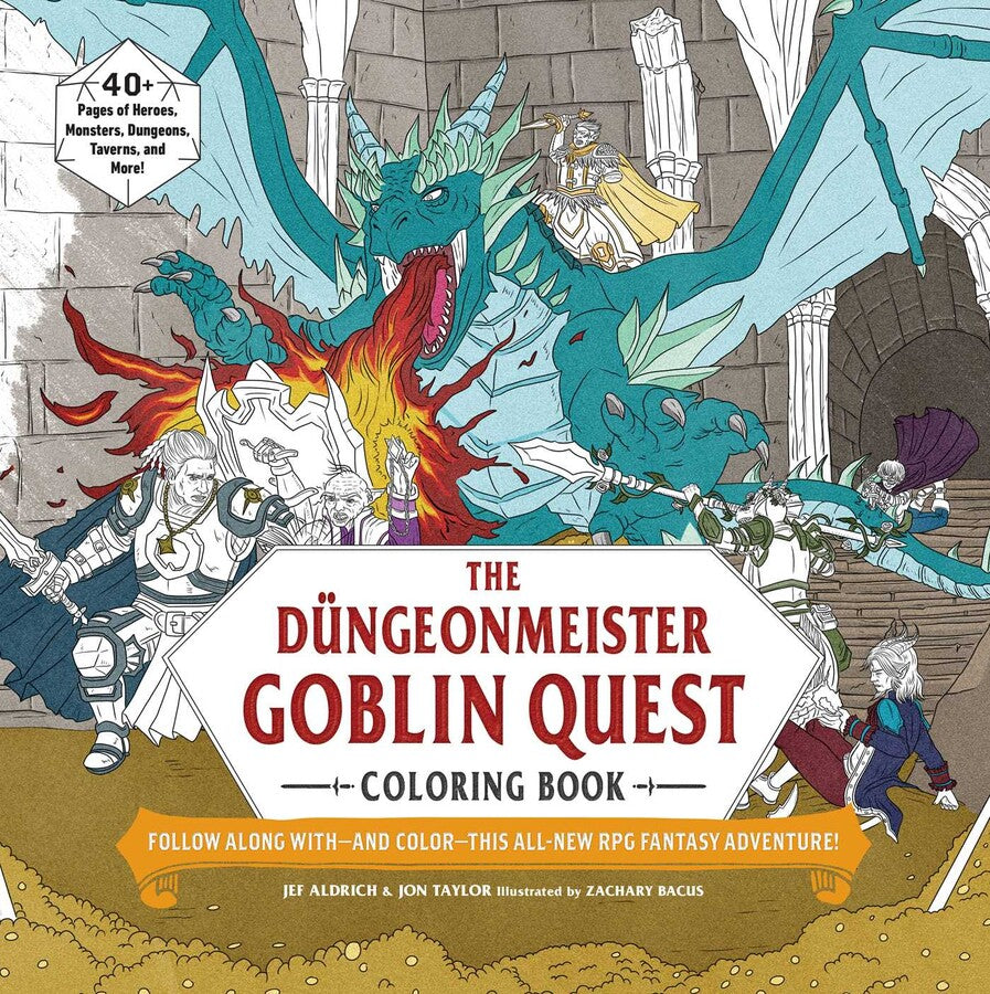 The Düngeonmeister Goblin Quest Coloring Book – FairyPuzzled