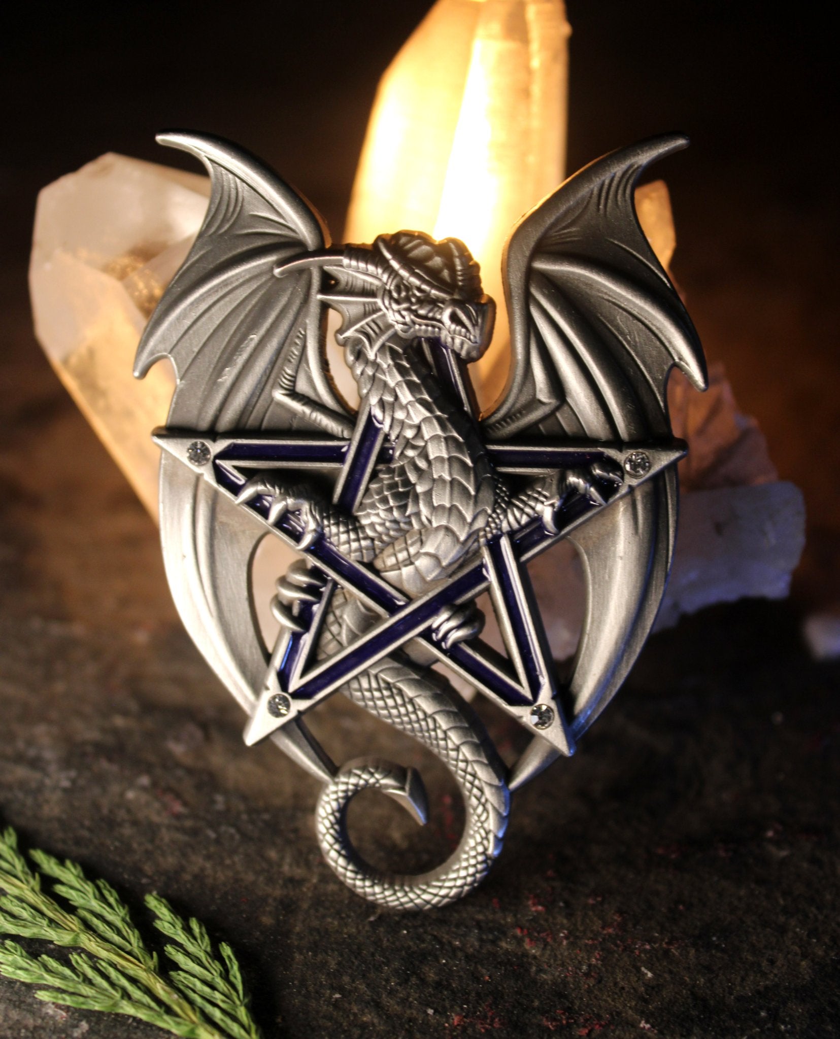 Lunar Magic by Anne Stokes, Pin Badge – FairyPuzzled